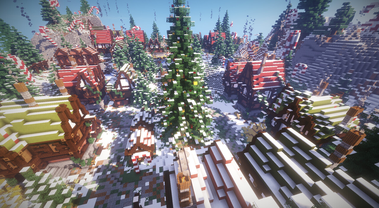 A Frozen Night (Christmas Build) Minecraft Map