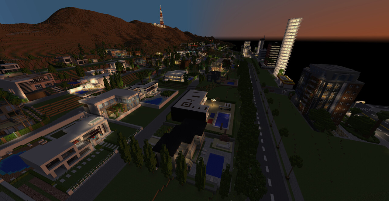Hollywood Minecraft Map
