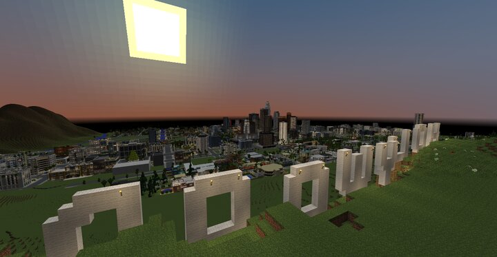 Hollywood Minecraft Map