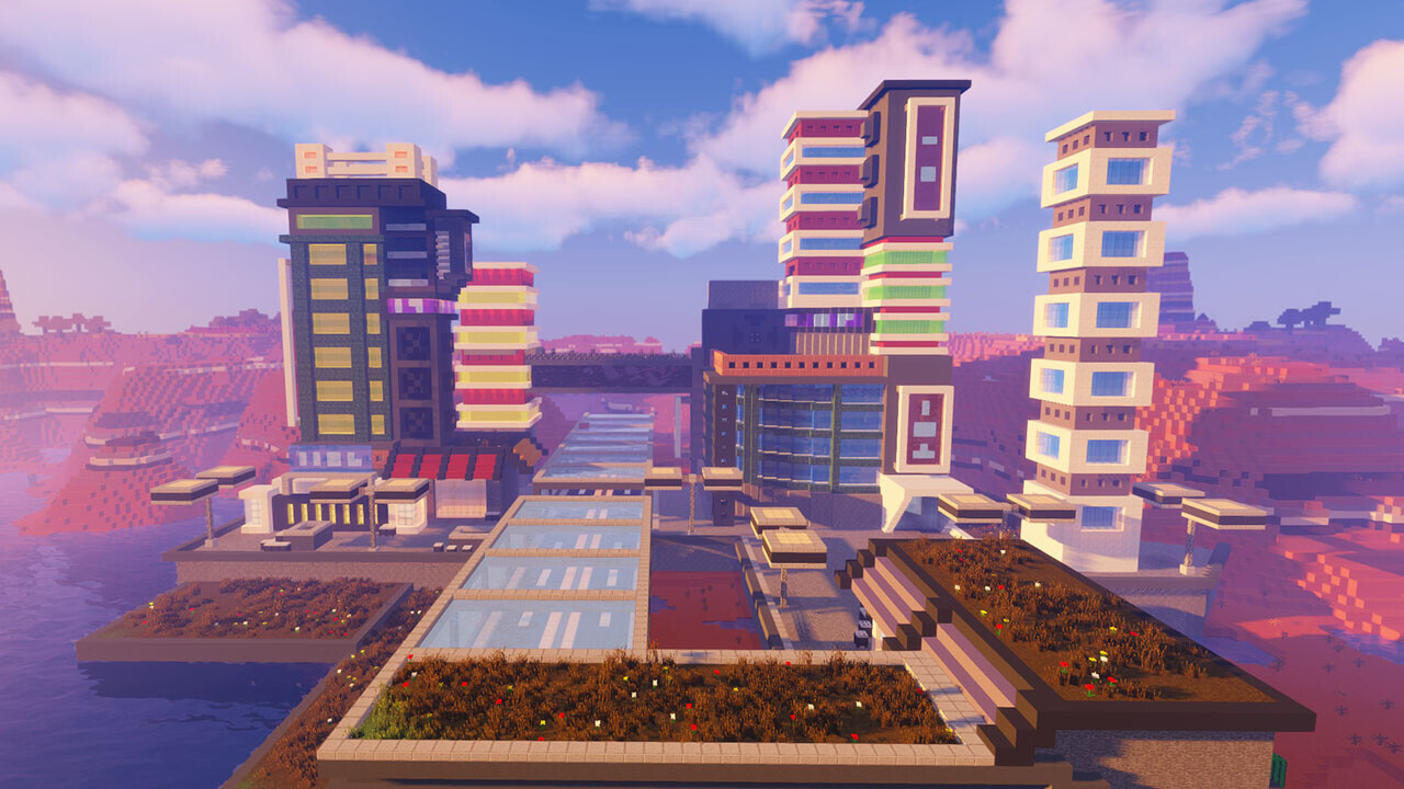 Cyberpunk City (World Download) Minecraft Map