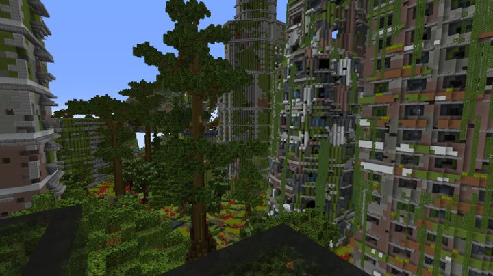 Destroyed city Minecraft Map