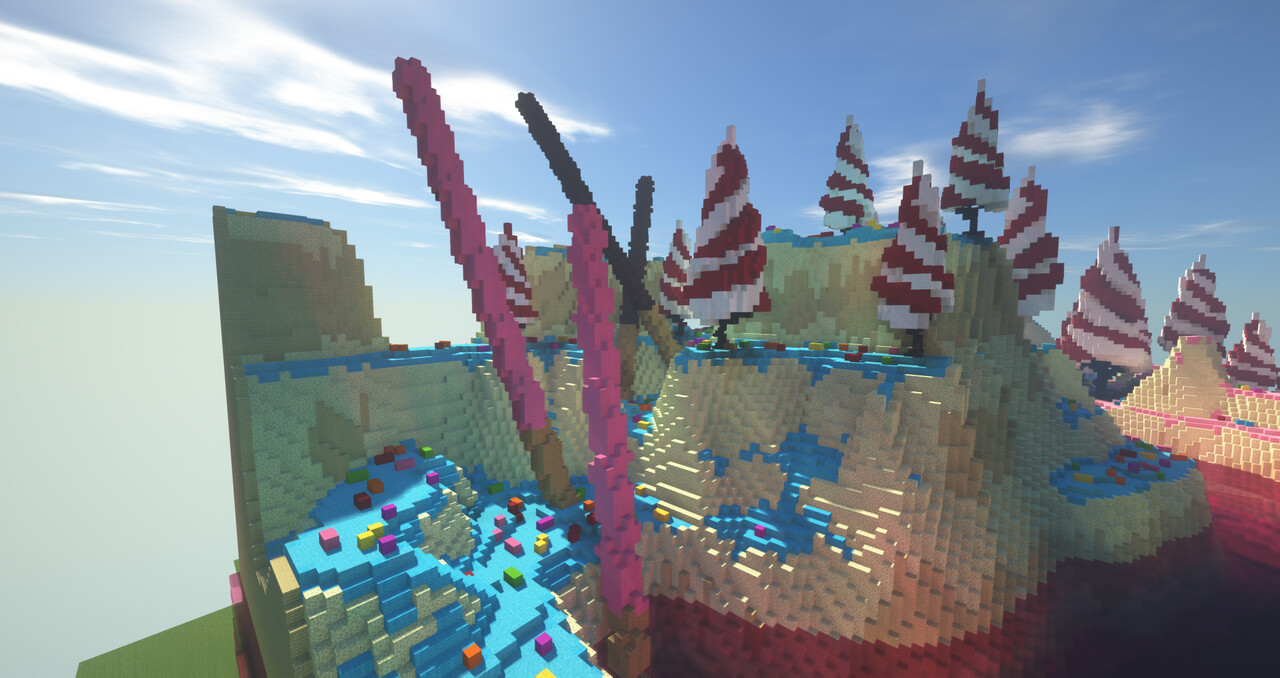 Candyland (and some other stuff) Minecraft Map