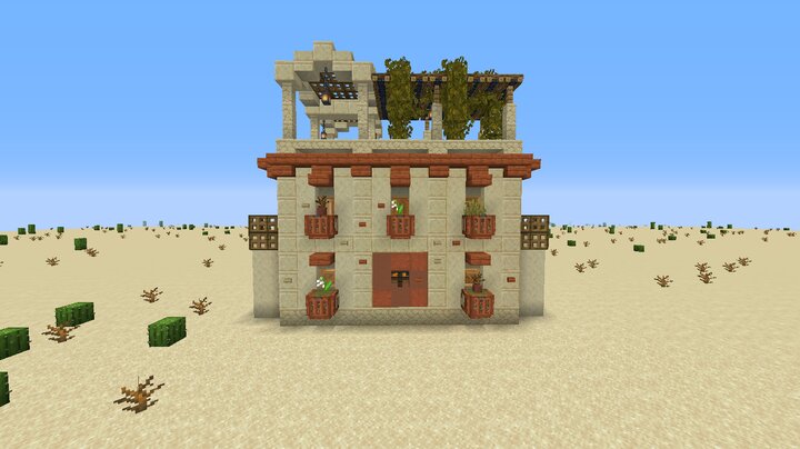 Desert Starter House Minecraft Map