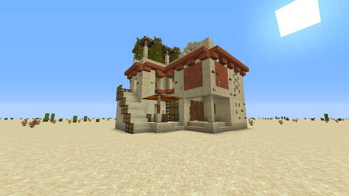 Desert Starter House Minecraft Map