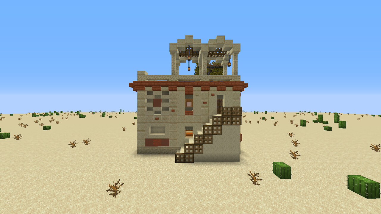 Desert Starter House Minecraft Map