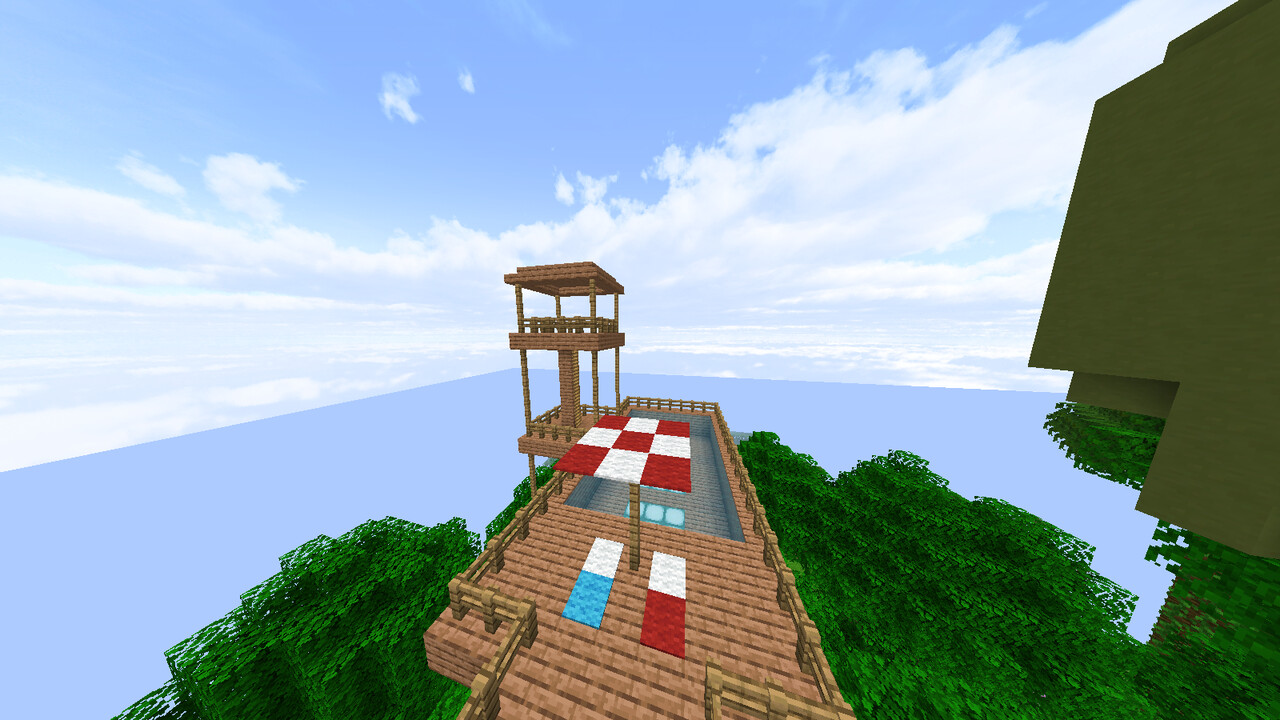 Tree House and Among Us house v1.1 Minecraft Map