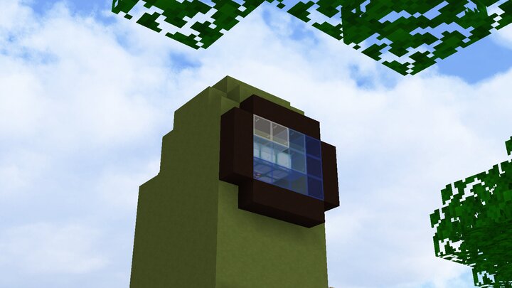 Tree House and Among Us house v1.1 Minecraft Map