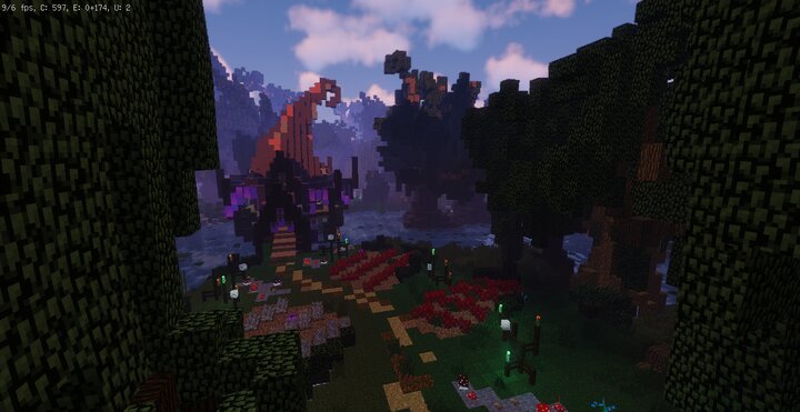 Witch house / hut Minecraft Map