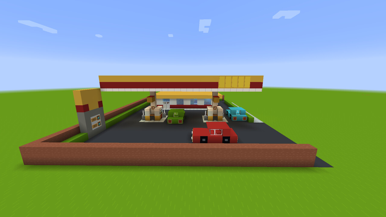 Shell Gas Station Minecraft Map