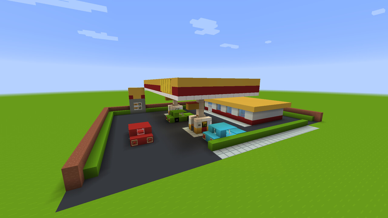 Shell Gas Station Minecraft Map