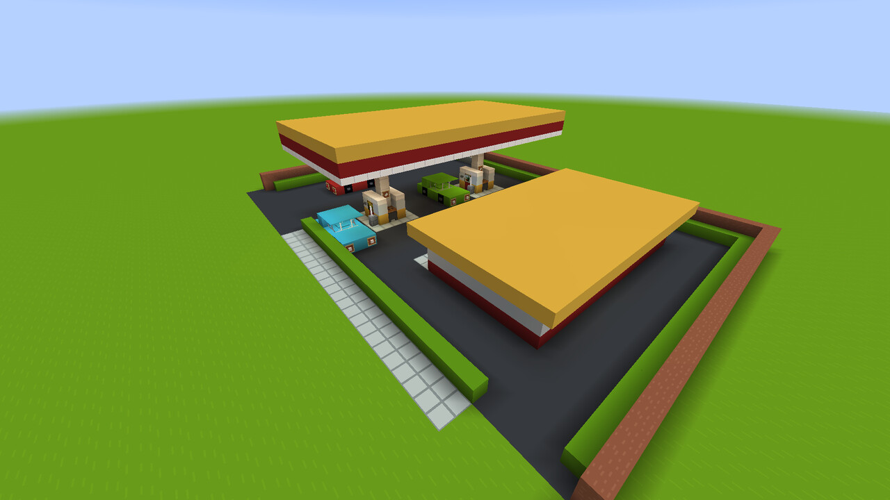Shell Gas Station Minecraft Map
