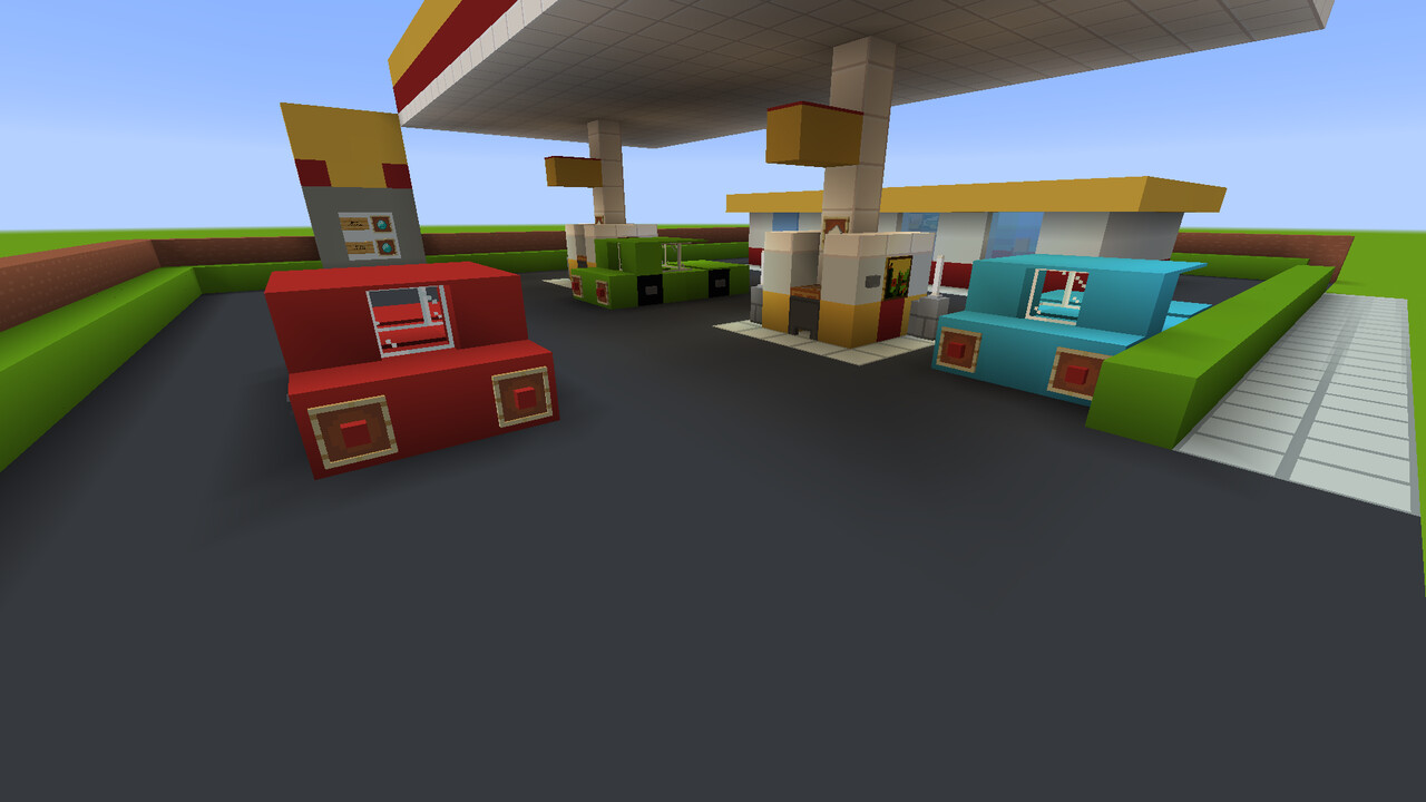 Shell Gas Station Minecraft Map