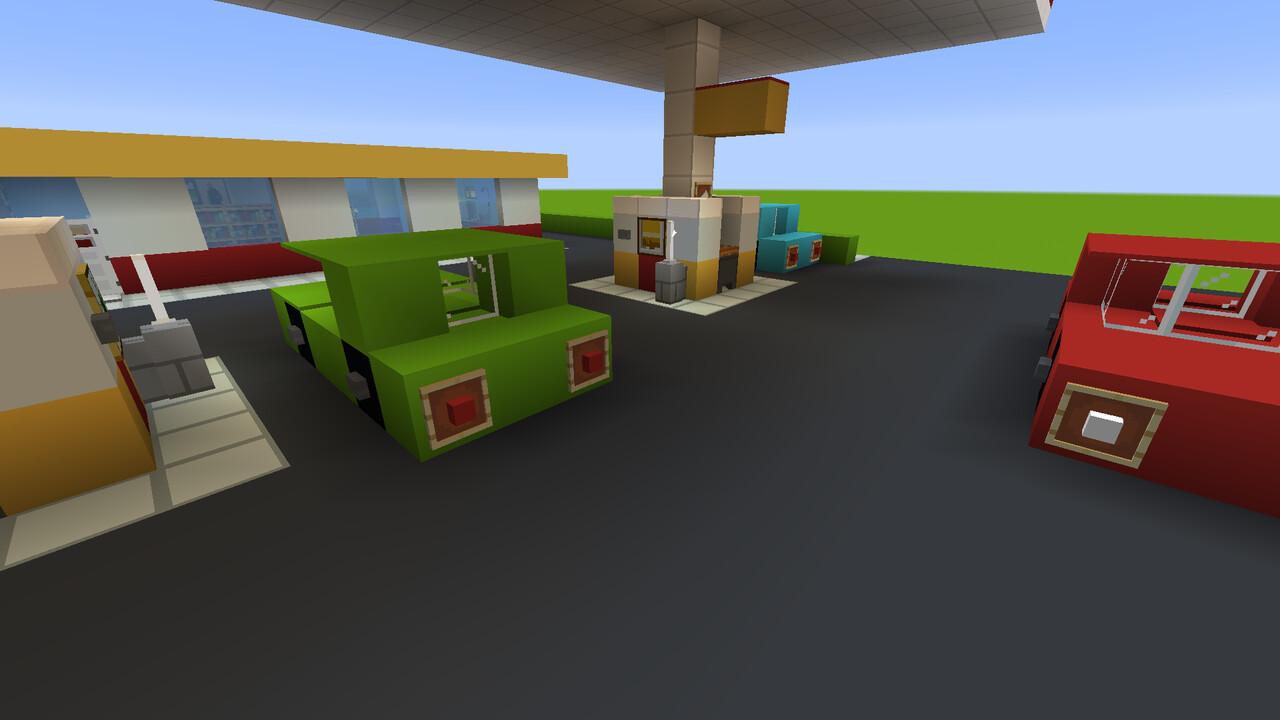 Shell Gas Station Minecraft Map