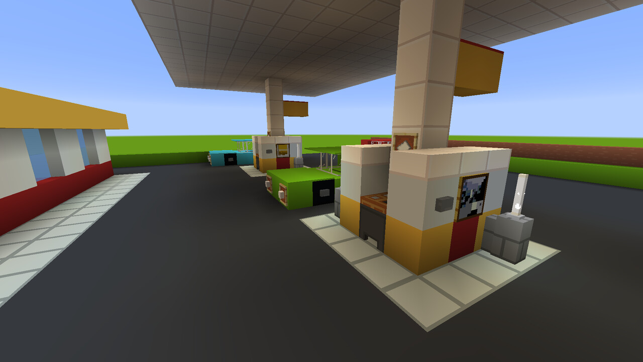 Shell Gas Station Minecraft Map
