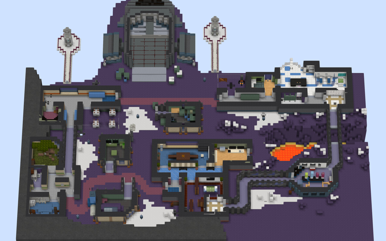 Polus from Among Us Minecraft Map