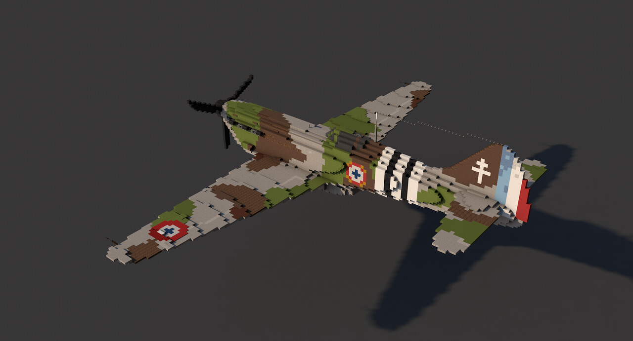 Dewoitine D.551 - [10:1] scale Minecraft Map