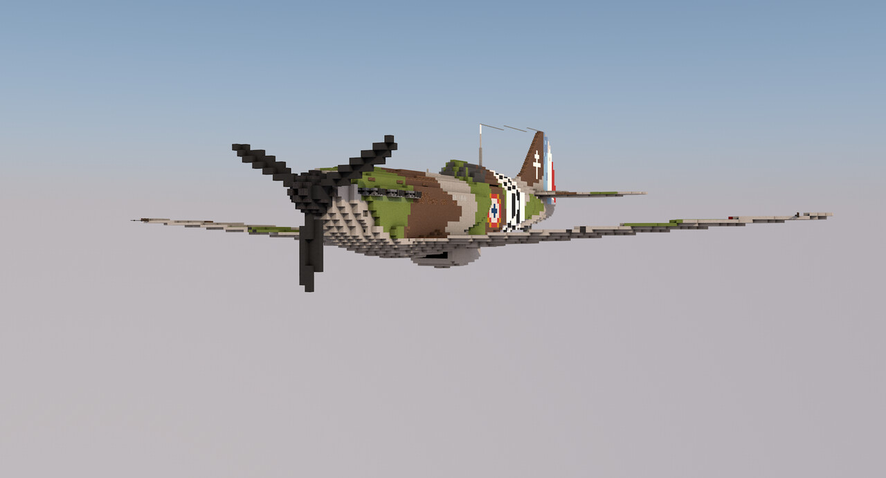 Dewoitine D.551 - [10:1] scale Minecraft Map