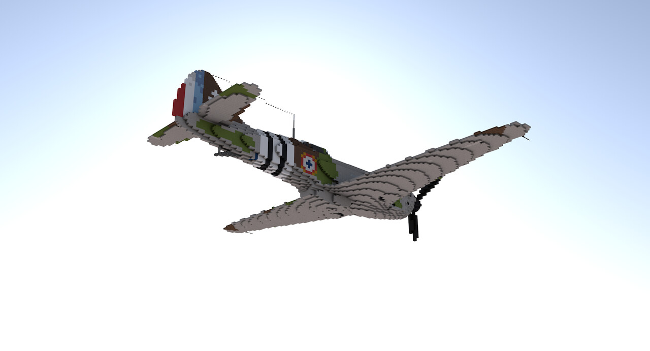 Dewoitine D.551 - [10:1] scale Minecraft Map