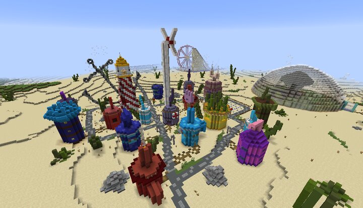 Bikini Bottom - Spongebob Minecraft Map