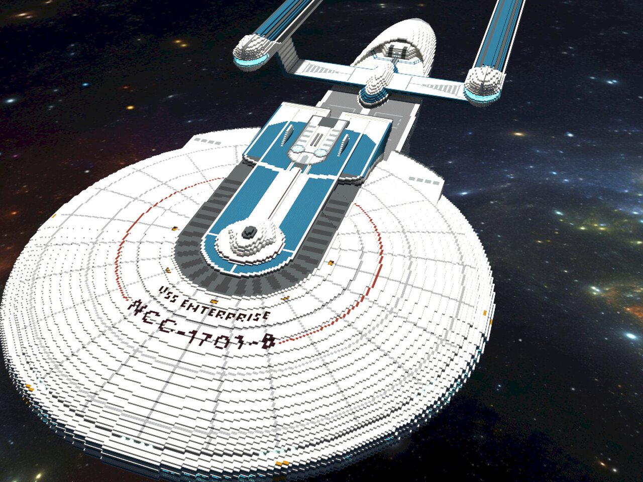 U.S.S. Enterprise NCC-1701-B (Excelsior Class Refit) Minecraft Map