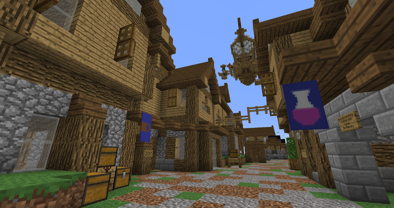 Unfinished City Minecraft Map