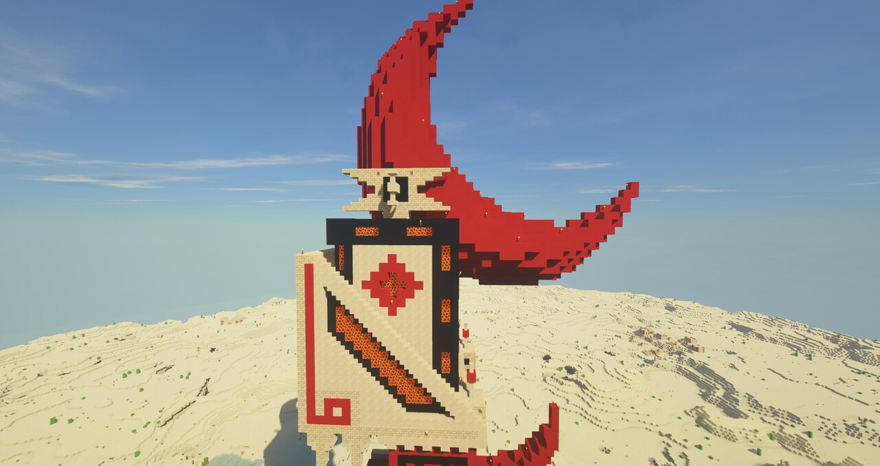 The Burning Desert - Red Moon Tower Minecraft Map