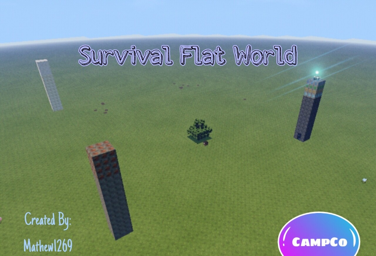 Survival Flat World Minecraft Map
