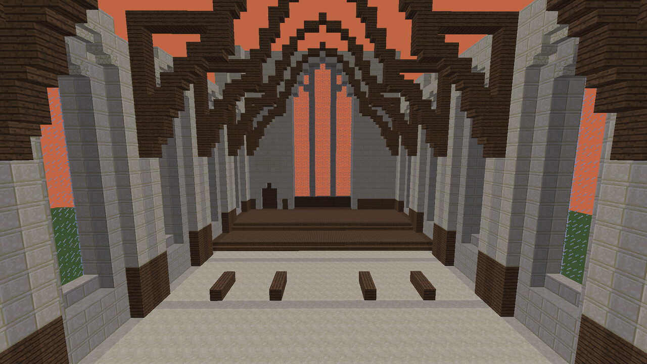 Great Hall Hogwarts Minecraft Map