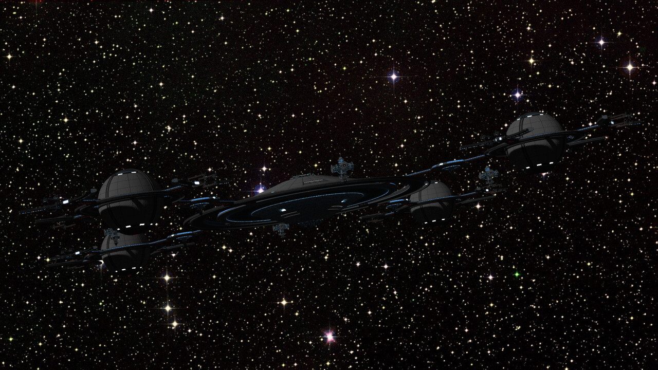 Star Trek: Orbital Spacedock(Almost 3km in diameter!) Minecraft Map