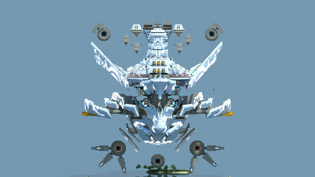 I-401 Combined;Yamato [Arpeggio of blue steel] Minecraft Map