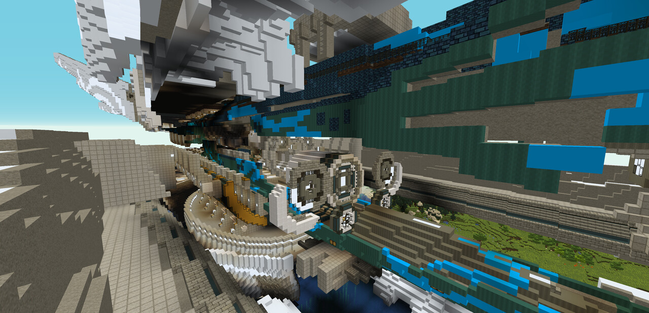 ARP I-401 Combined;Yamato Minecraft Map
