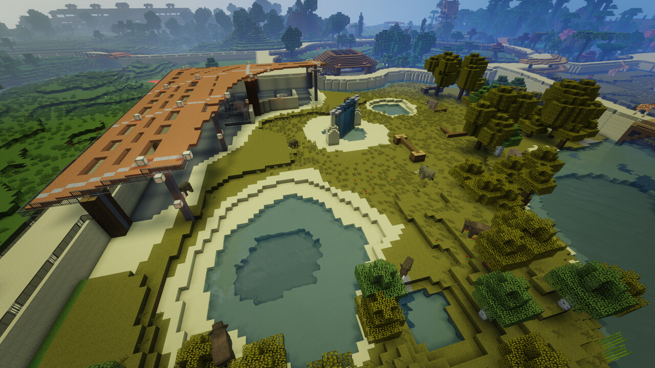 Minecraft Animals Wildlife Park Map Minecraft Animals Zoo Map Minecraft Map