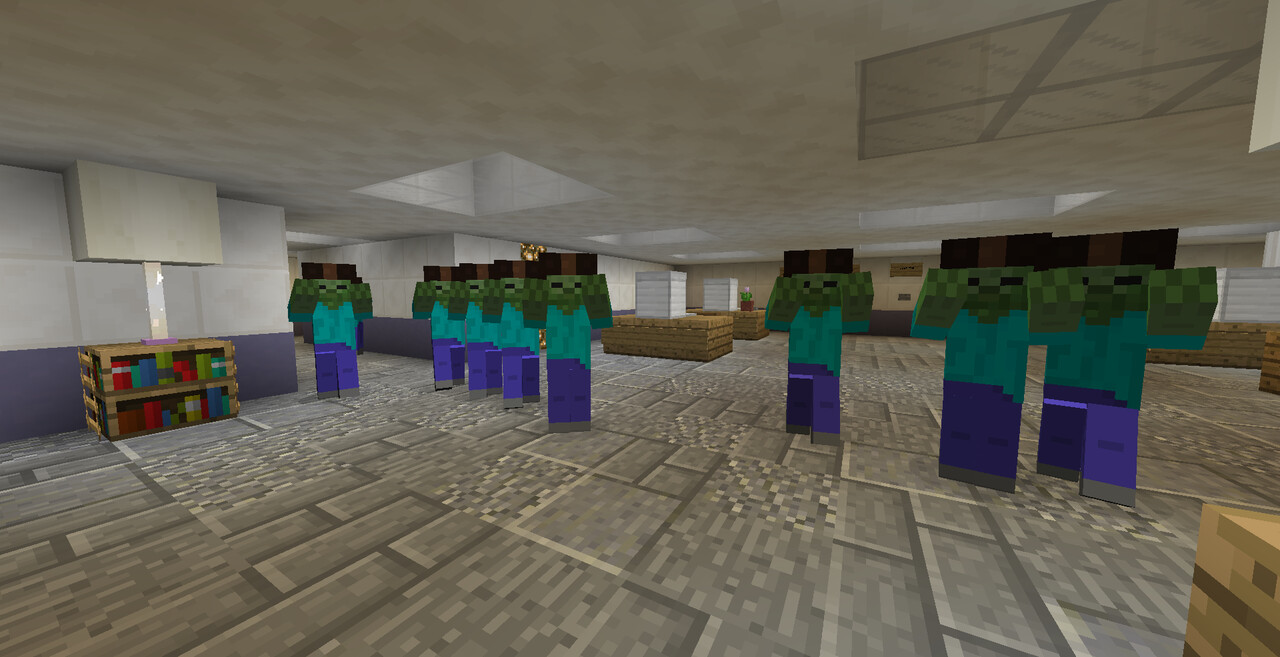 Zombie Facility (Wave Based Zombie Survival) 1.12.2 Minecraft Map