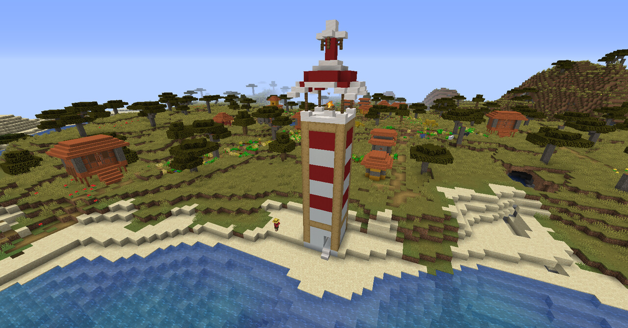 The Lighthouse at Washaway Isle Minecraft Map