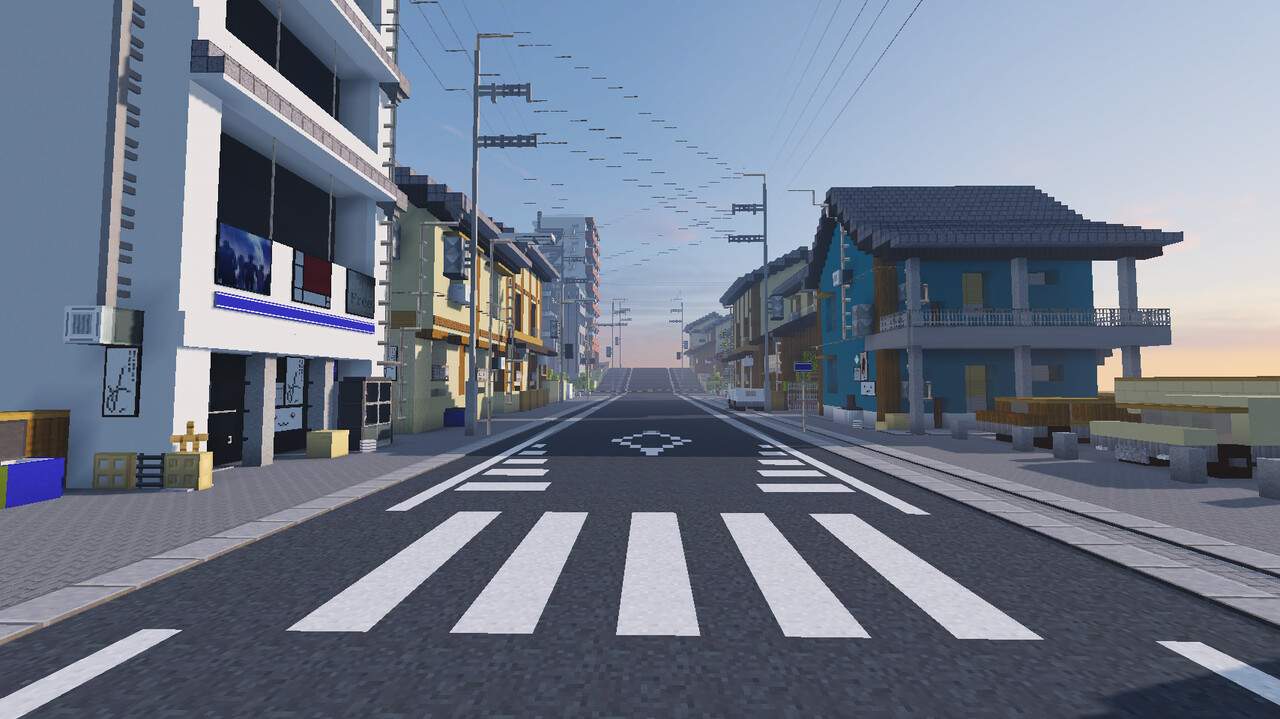 Japanese Street Minecraft Map