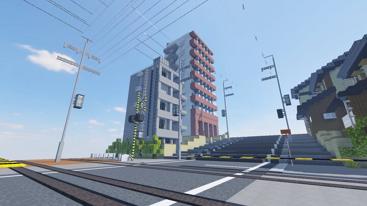 Japanese Street Minecraft Map