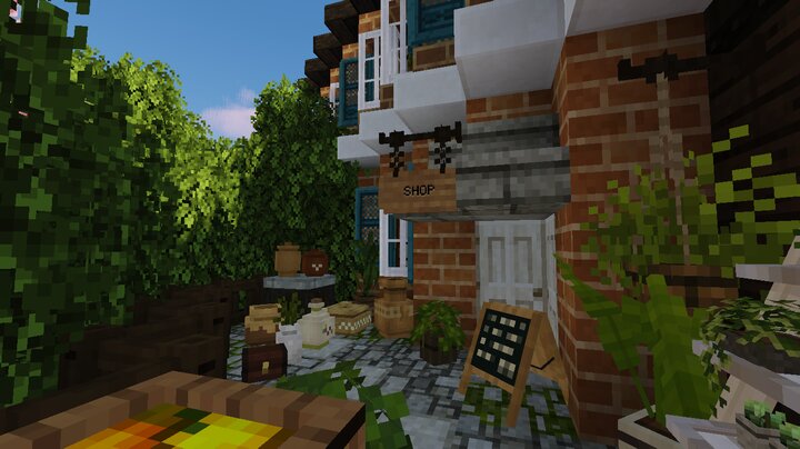 small back-alley street Minecraft Map
