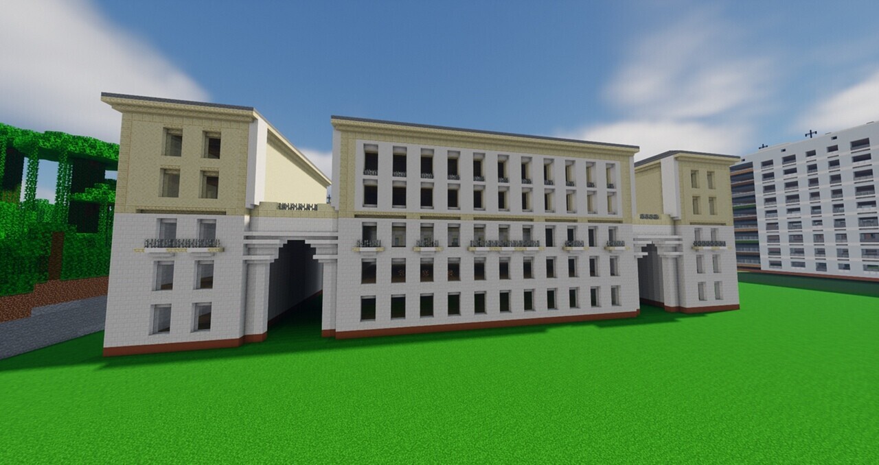 typical Stalinist house | Avtovo Minecraft Map