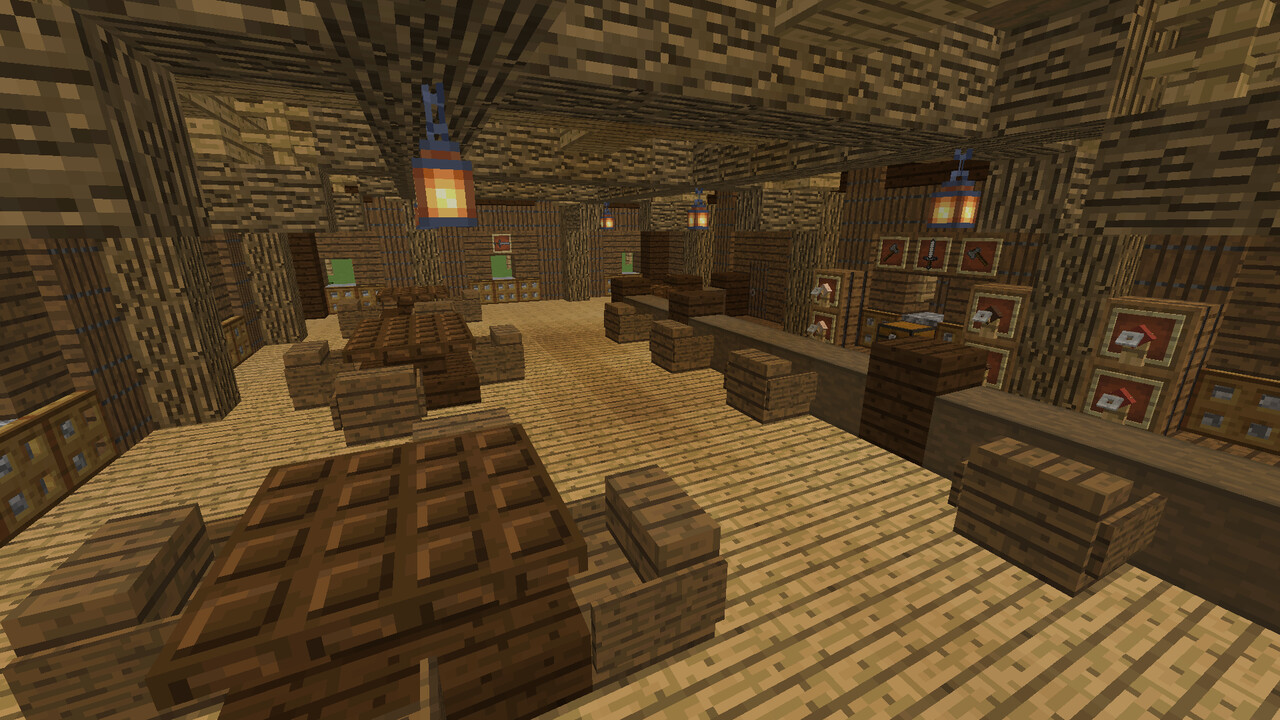 Olbrecht's Tavern (Medieval Bar) Minecraft Map