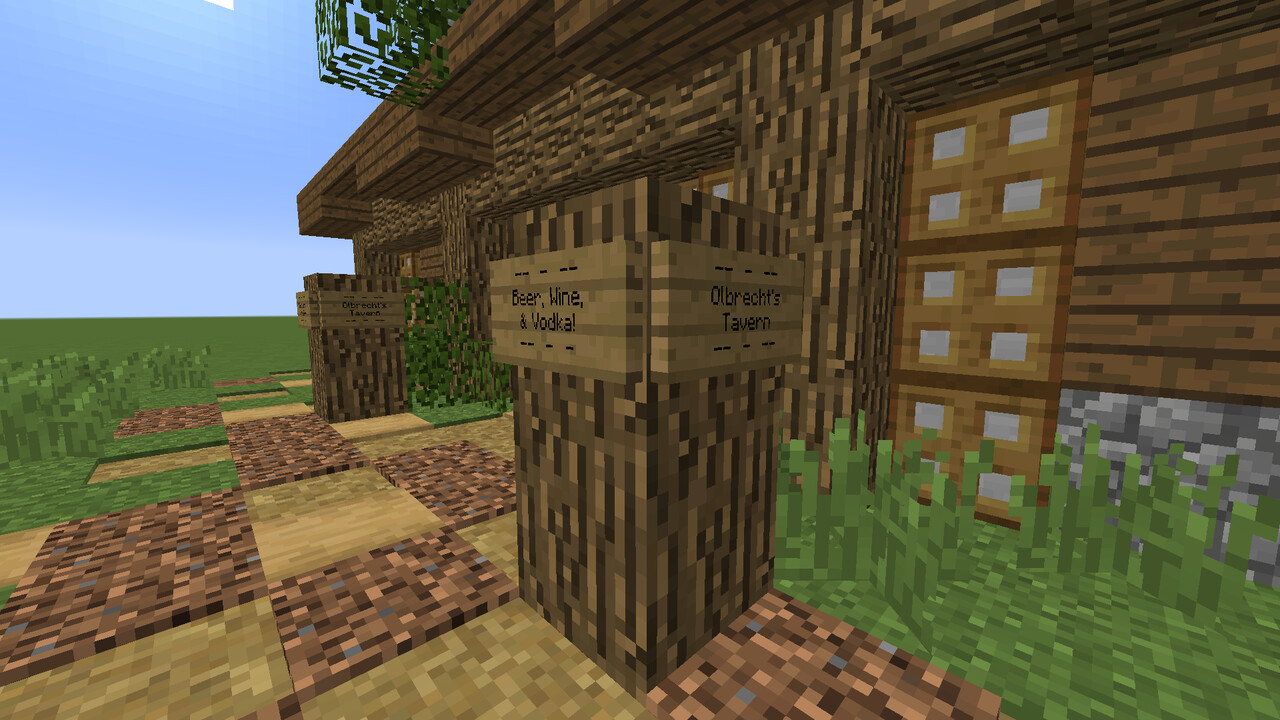 Olbrecht's Tavern (Medieval Bar) Minecraft Map