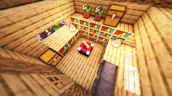 Minecraft: How To Build a Large Oak Survival House Minecraft Map