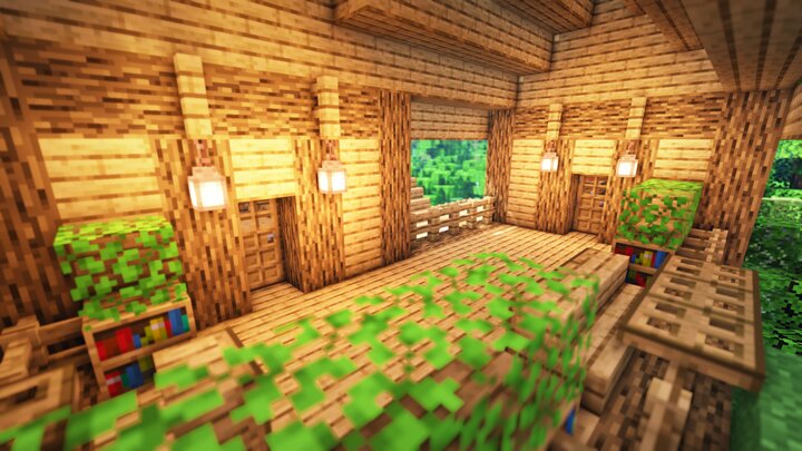 Minecraft: How To Build a Large Oak Survival House Minecraft Map