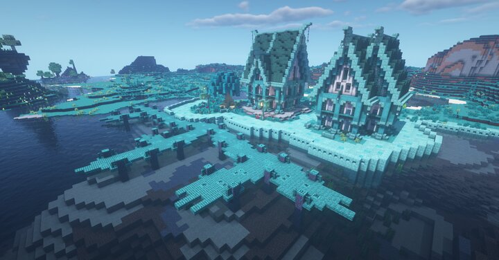 Blue Valley | Cidade Medieval | Medieval City Minecraft Map
