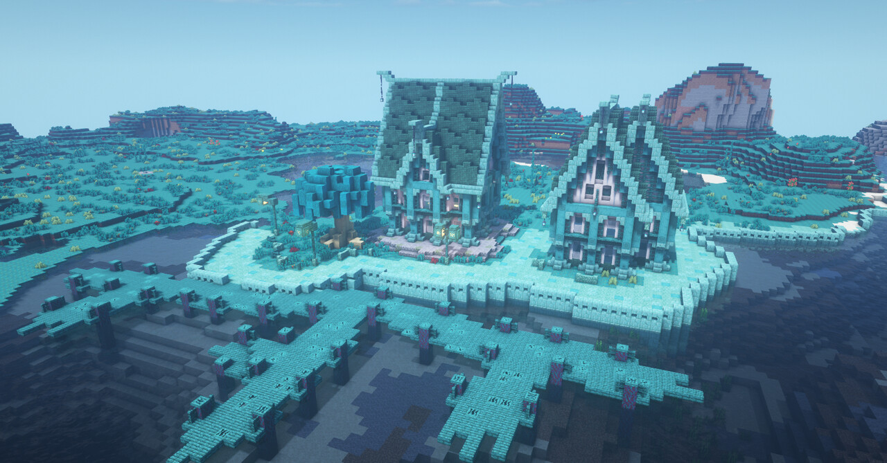 Blue Valley | Cidade Medieval | Medieval City Minecraft Map