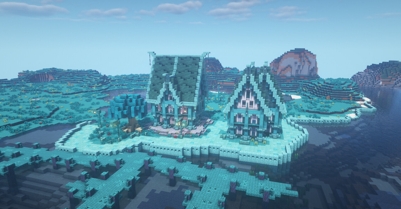 Blue Valley | Cidade Medieval | Medieval City Minecraft Map