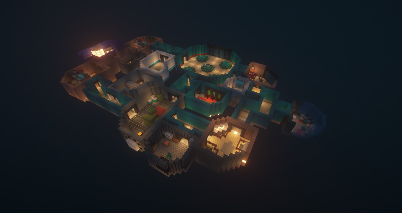 AMONG US: The Skeld Minecraft Map