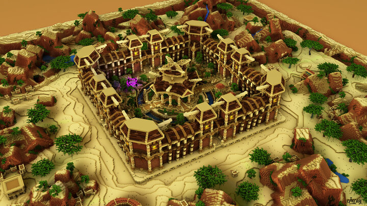 Desert Spawn Minecraft Map