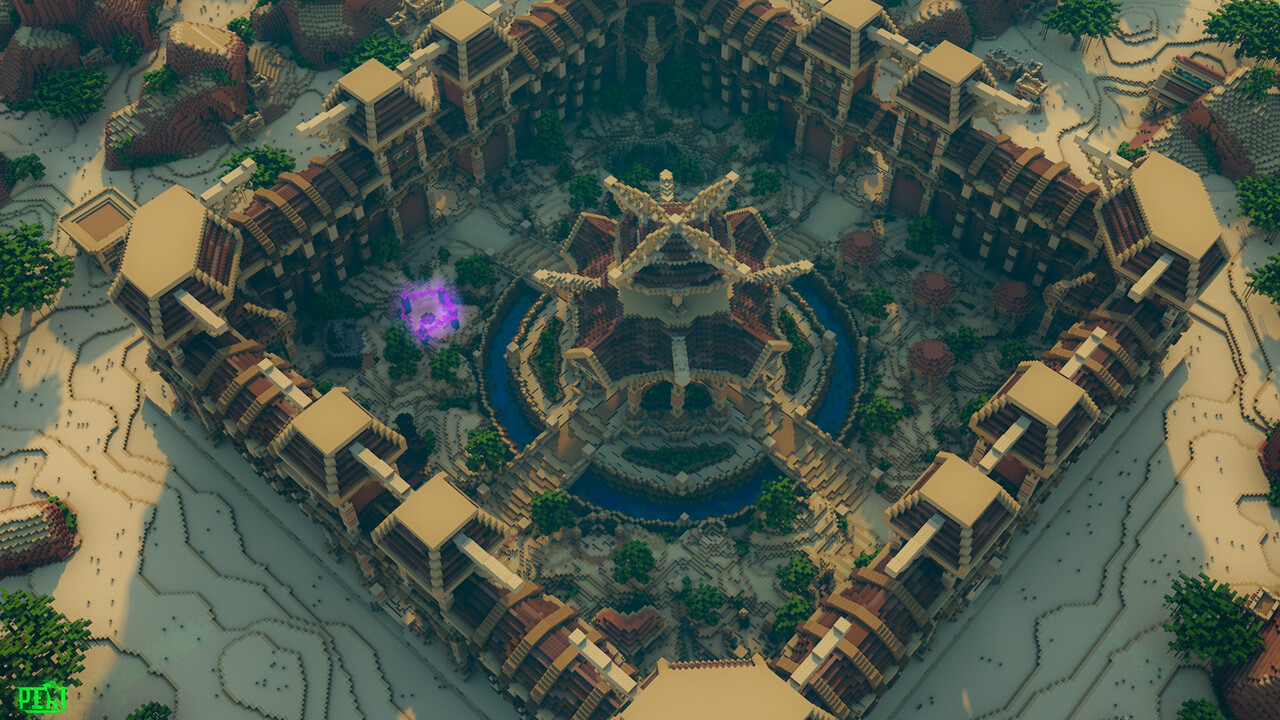 Desert Spawn Minecraft Map