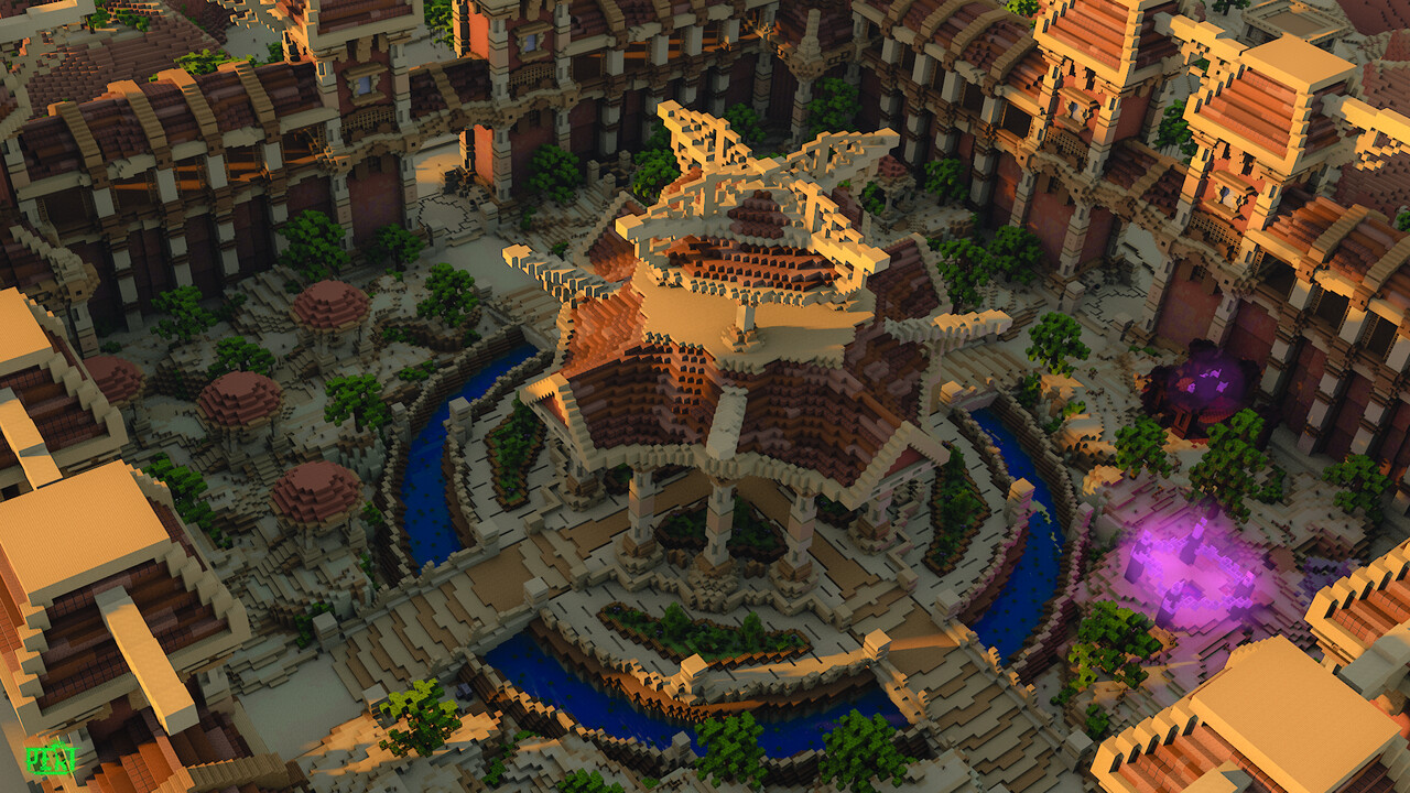 Desert Spawn Minecraft Map