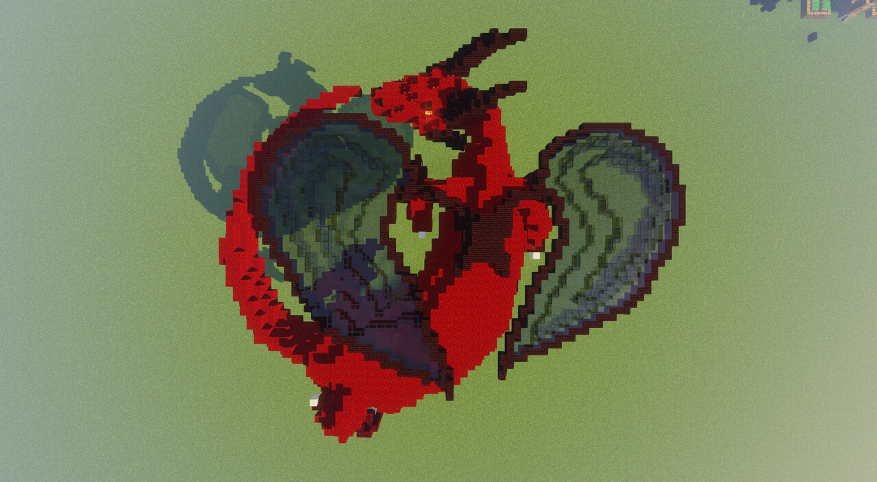 my first (fire-)dragon (1.13) Minecraft Map